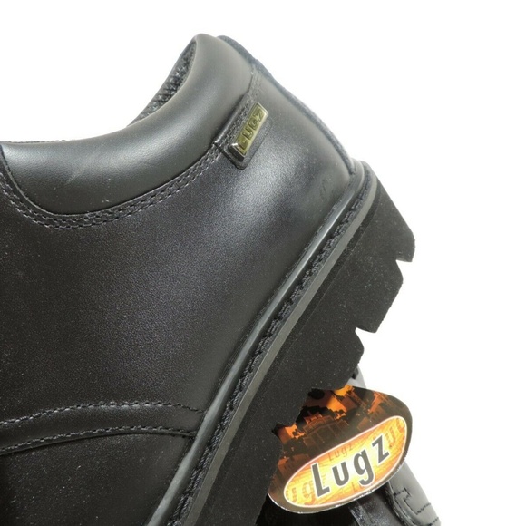 Lugz | Shoes | Lugz Mens Shoes Leather Black Slip Resistant Stee | Poshmark